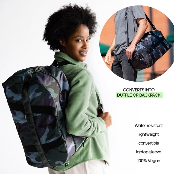 Andi New York | Bags | Andi New York Convertible Backpack Duffle Nwt ...